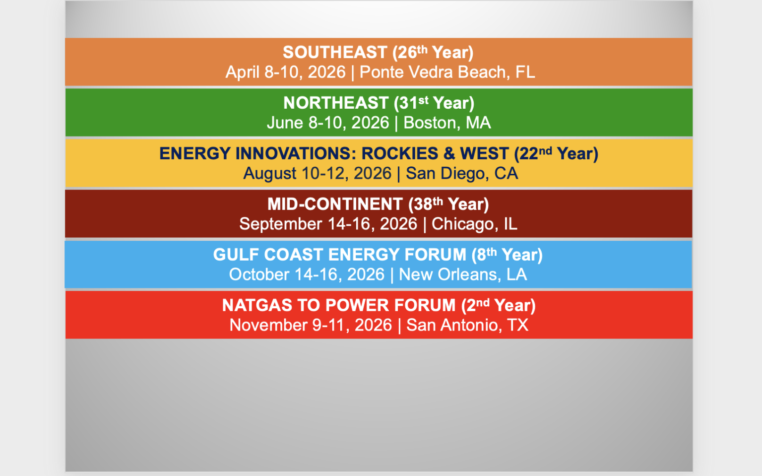 LDC Gas Forums | Natural Gas & LNG Conferences 2026
