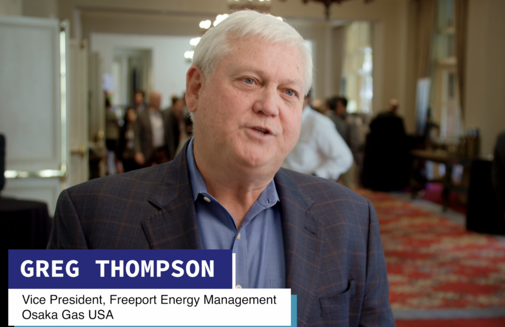 Greg Thompson with Osaka Gas shares the importance of making contacts ...